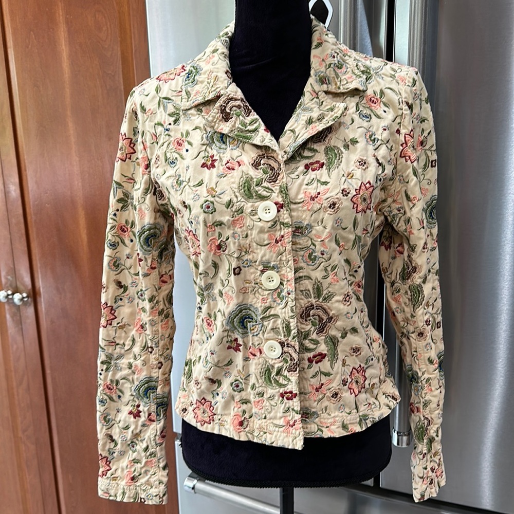 Johnny Was Embroidered Jacket - Gem